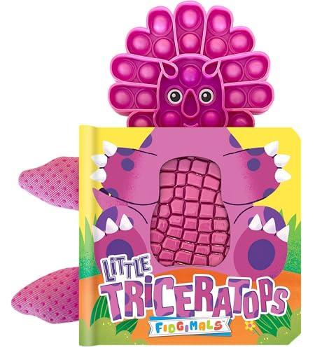 Fidgimals Little Triceratops Dinosaur Baby Book | Educational Children ...